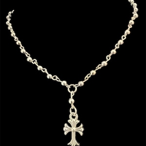 Chrome Hearts Necklace 18in - Etsy Chrome Hearts Necklace 18in - Etsy