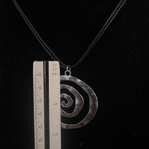 Vintage Antique Style Abstract Spiral Pendant Necklace - Etsy