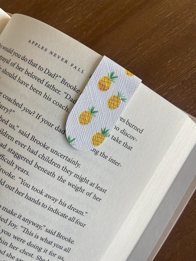 Pineapple Magnetic Bookmark Pair - Etsy