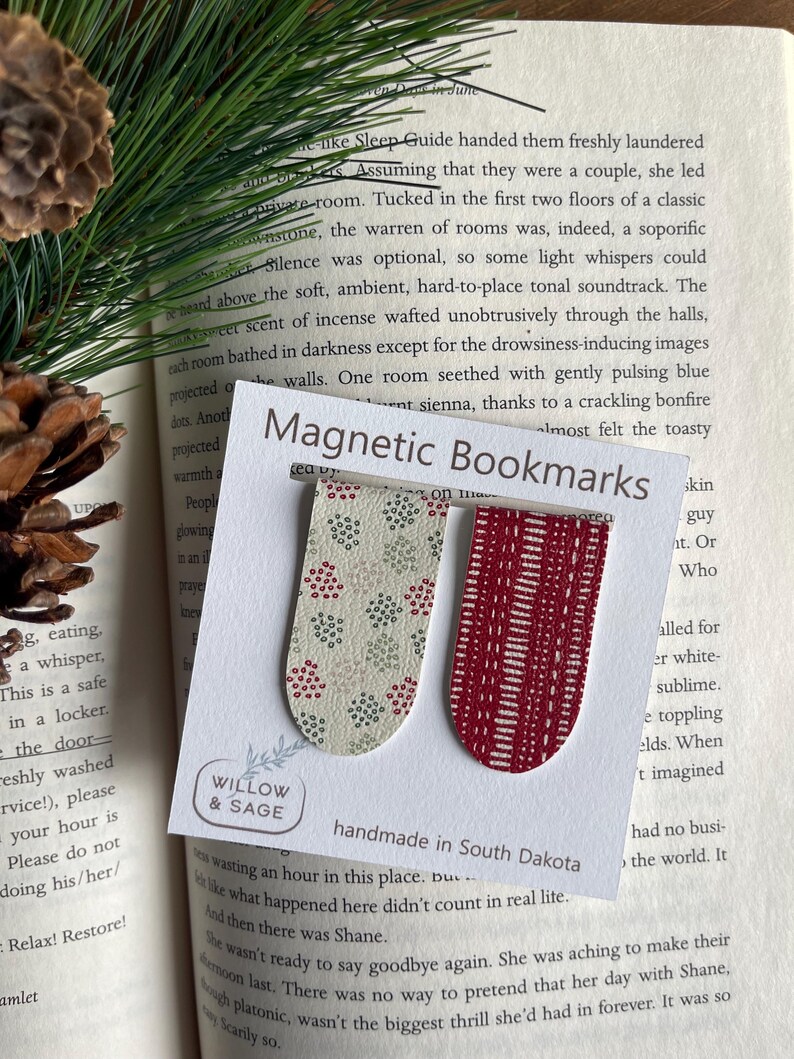 Magnetic Bookmark Pair - Etsy