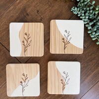 Hand-painted Coasters - Etsy