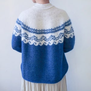 Ceramic Sweater Knitting Pattern - Colorwork Porcelain Motifs (PDF ...