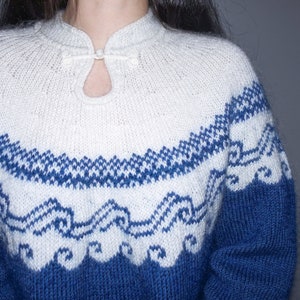 Ceramic Sweater Knitting Pattern - Colorwork Porcelain Motifs (PDF ...