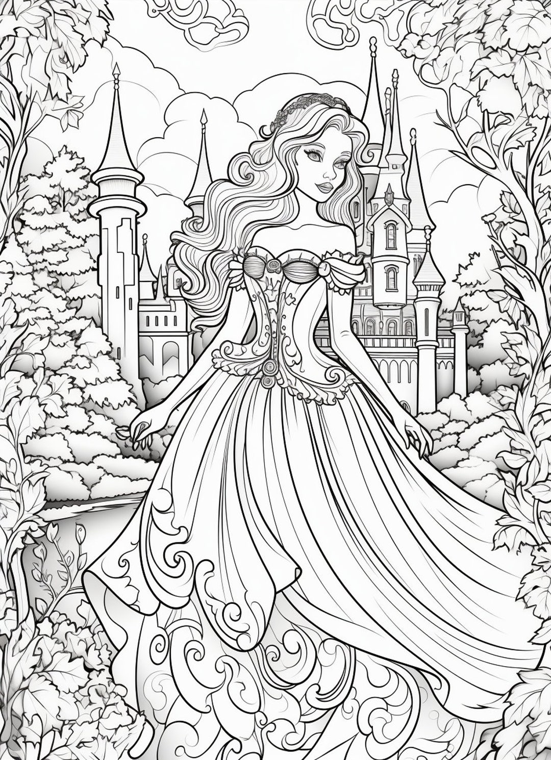 Personalized Adult Coloring Page Custom Digital Portrait Coloring Sheet ...