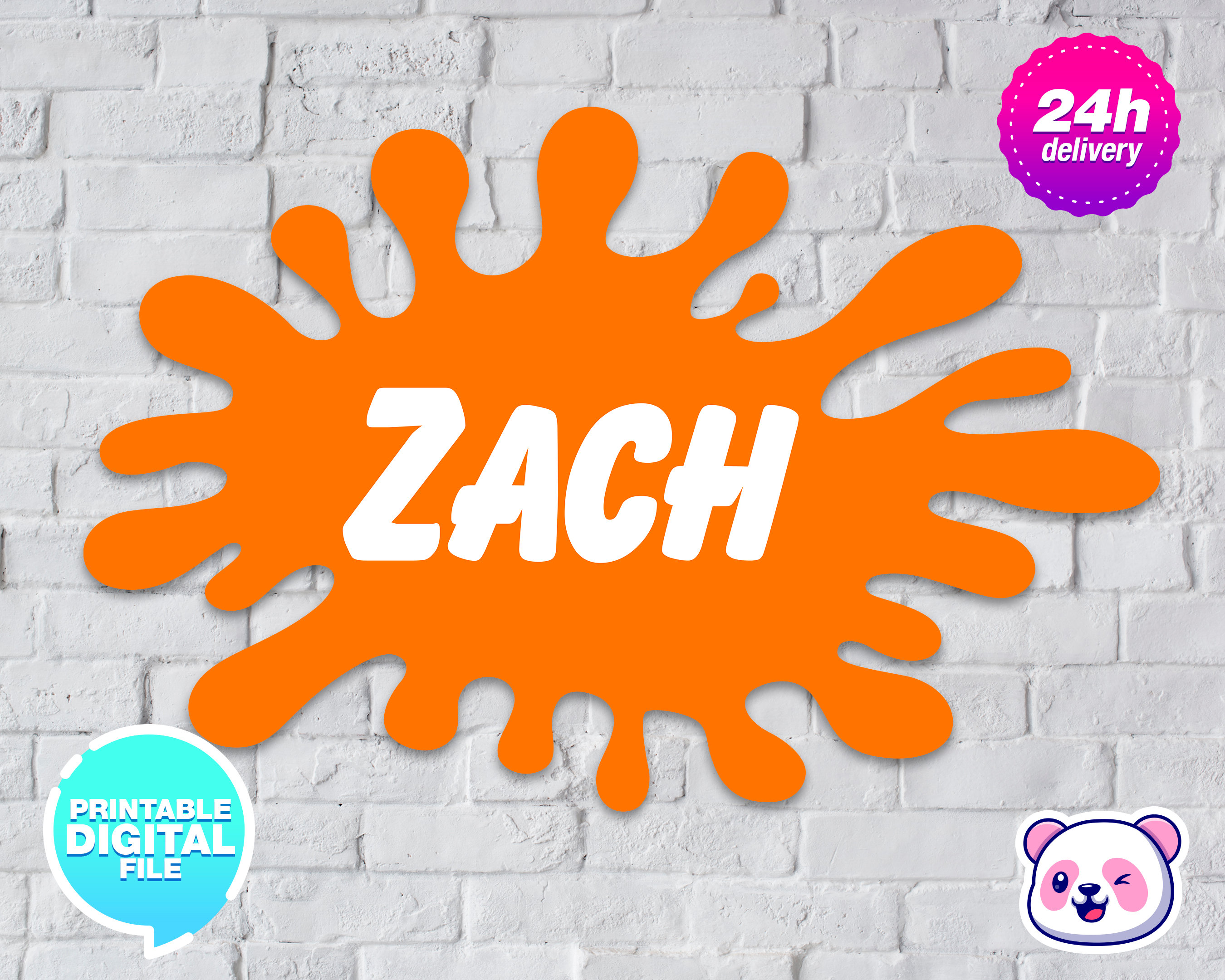 Nickelodeon Custom Logo With Name - Etsy