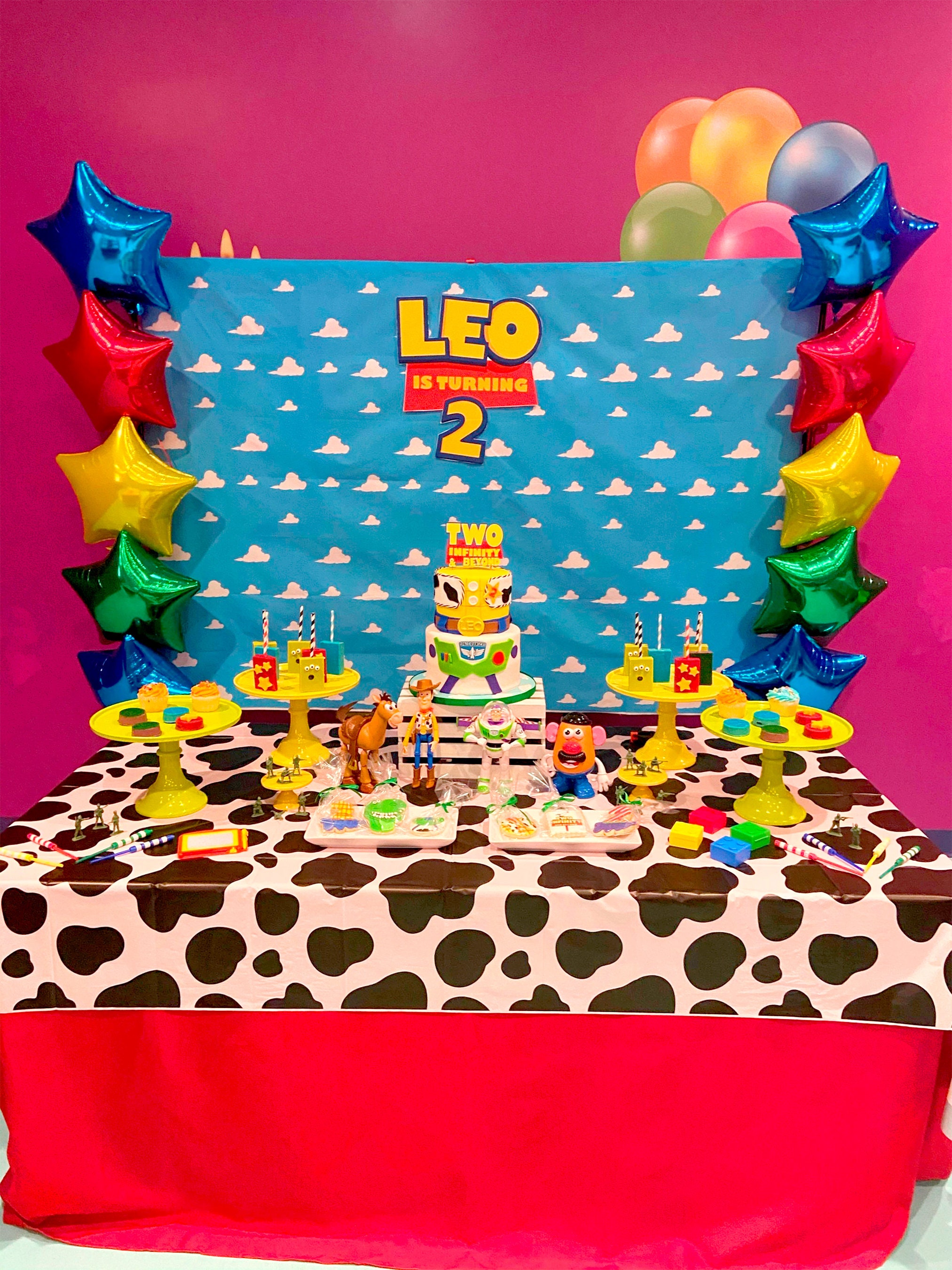 Toy Story Backdrop With Name and Age - Etsy