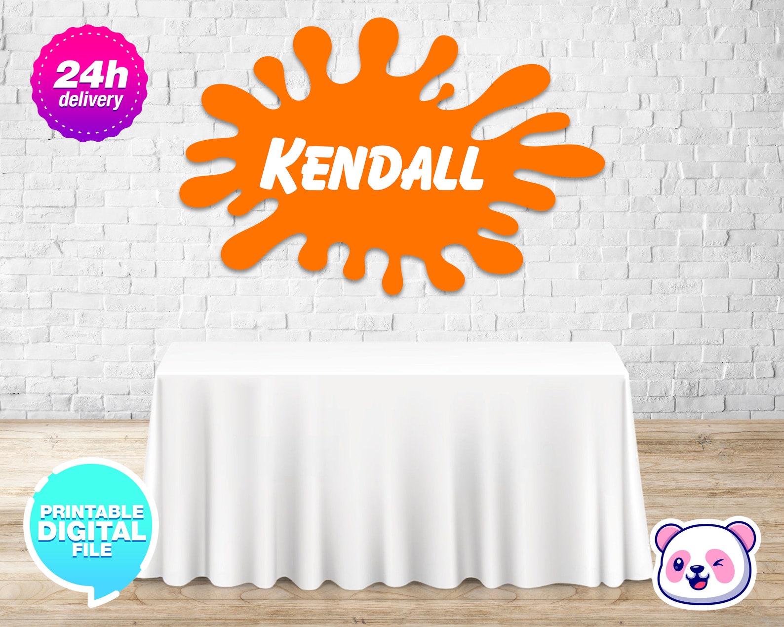 Nickelodeon Custom Logo With Name - Etsy