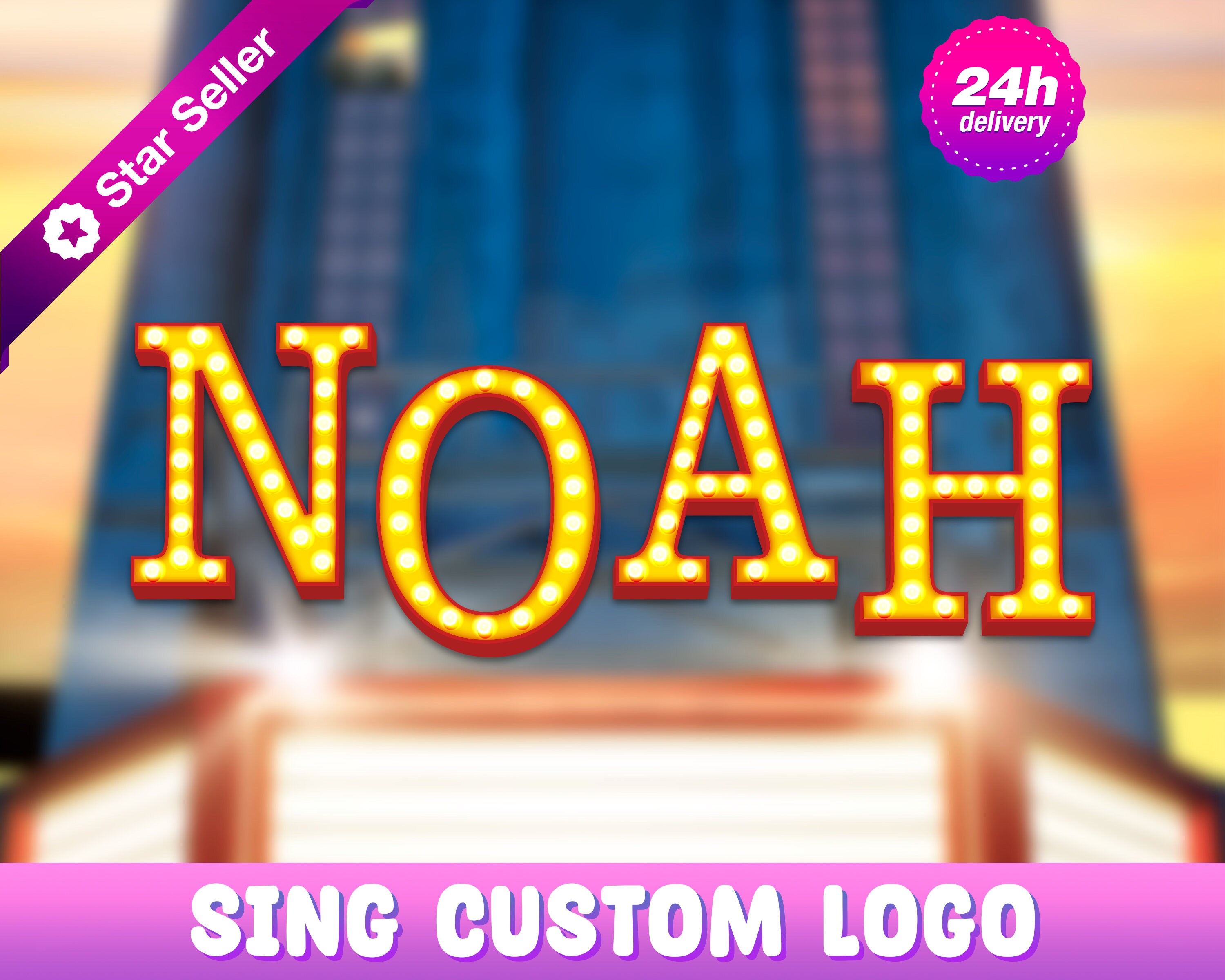 Sing Custom Logo With Name - Etsy