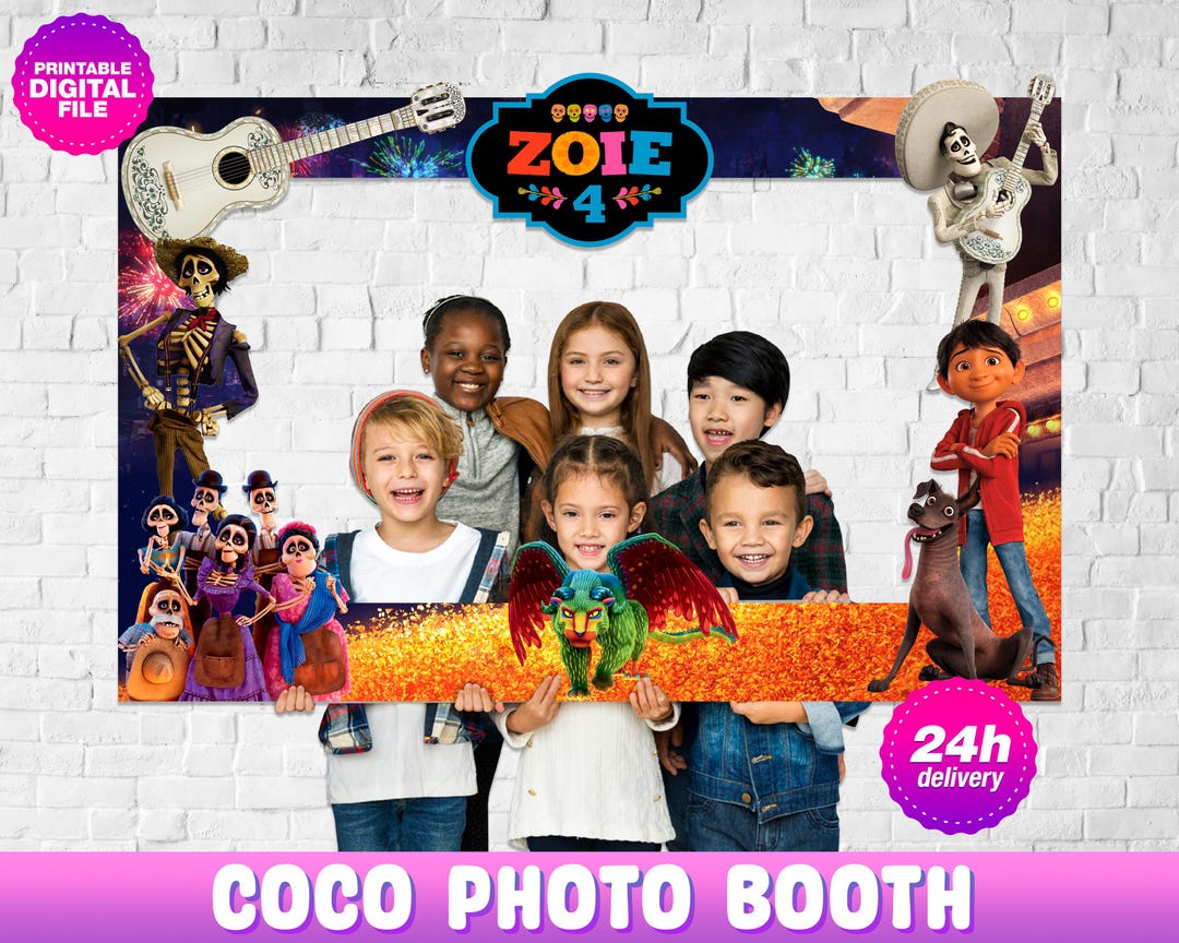 Coco Photo Booth With Name and Age - Etsy