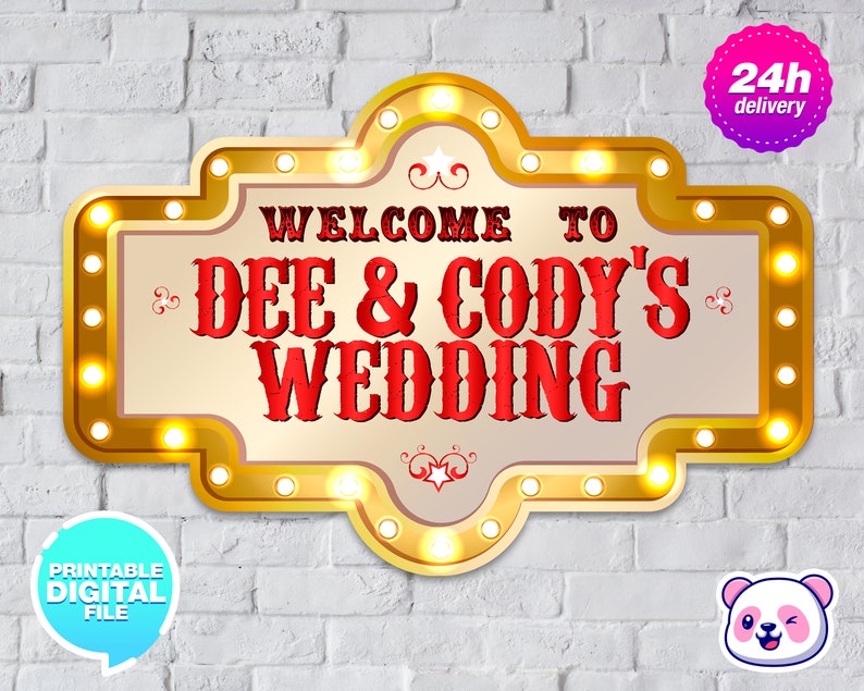 Circus Carnival Custom Sign With Name - Etsy