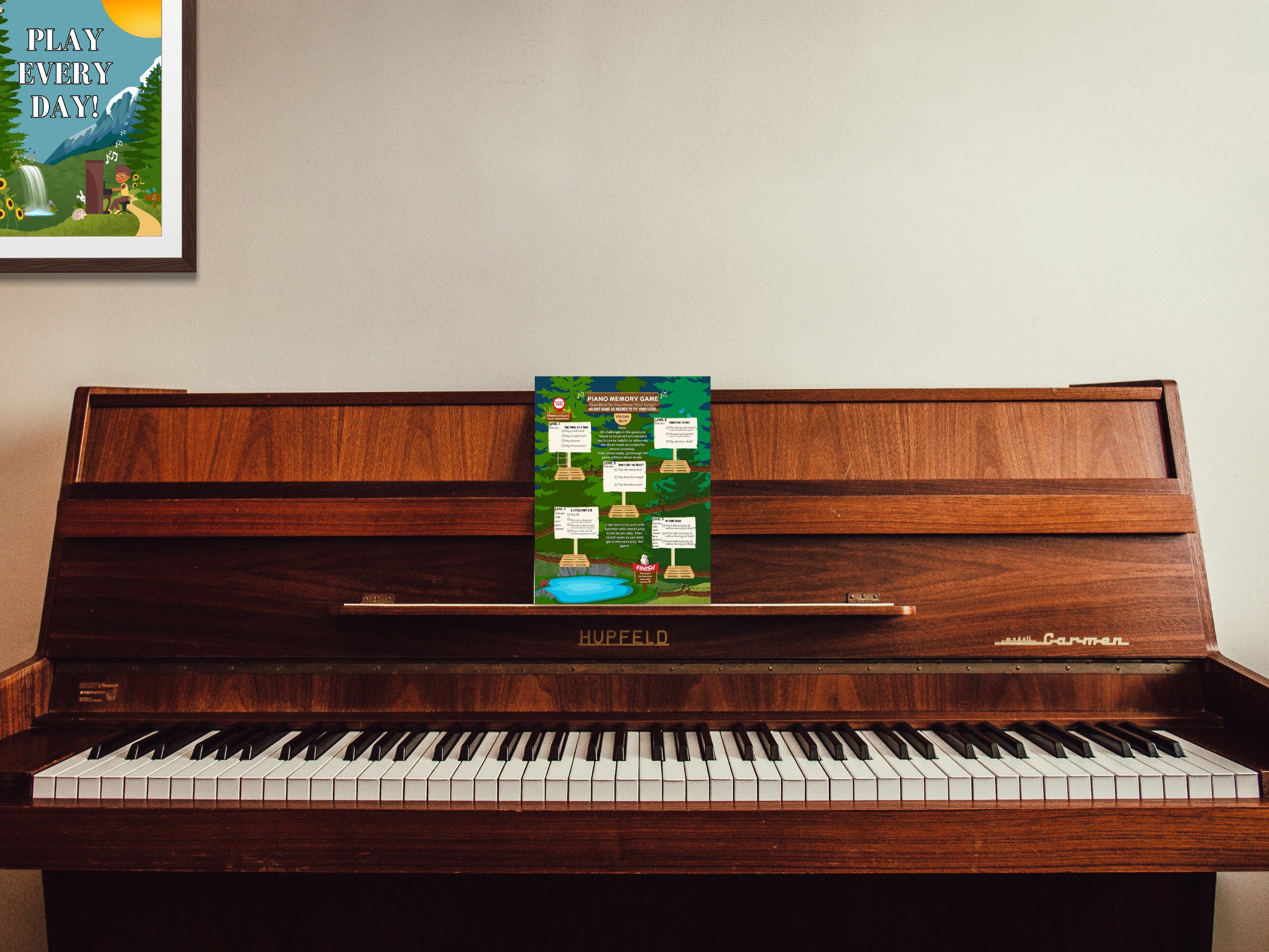 Piano Memory Game: "how Well Do You Know Your Song?", Music Education ...