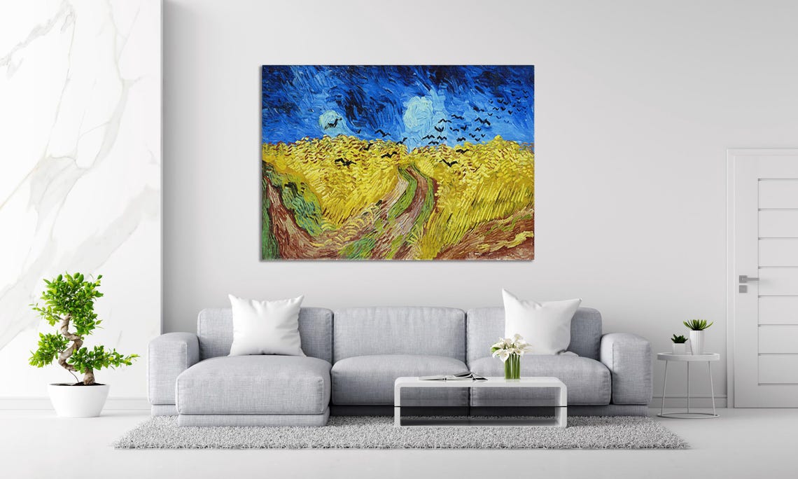 Vincent Van Gogh, Wheatfield With Crows 1890 Museum Quality, the Wheat ...