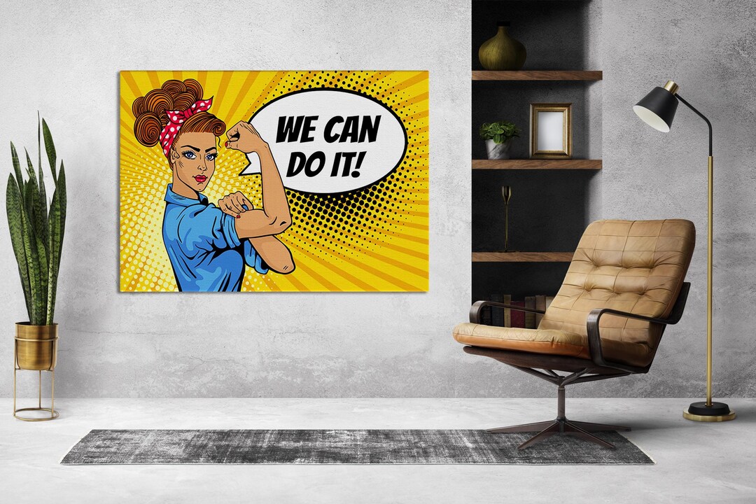 We Can Do It, Strong Women, Vintage Wall Art, Vintage Poster, Women ...