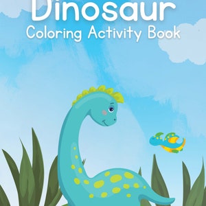Cute Dinosaur Coloring Pages for Ages + (94 FUN PAGES!) - Etsy