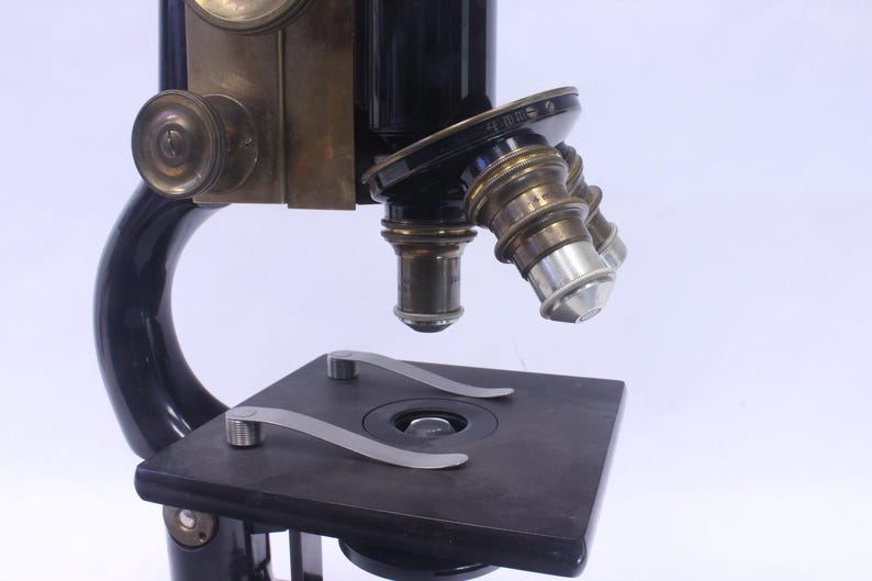 Antique Bausch & Lomb Brass Microscope (89487) - Etsy