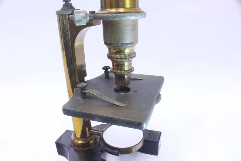 Antique Bausch & Lomb Brass Microscope 33240 - Etsy
