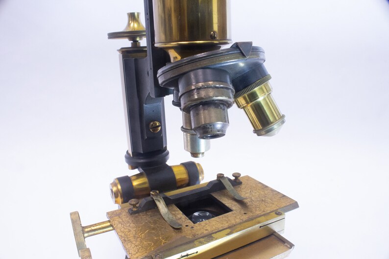 Rare Joseph Long London Microscope From the 1800s With Unusual Tripod ...