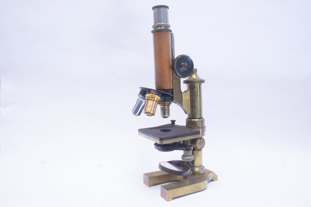 Ernst Leitz Wetzlar Antique Brass Microscope (38190) - Etsy
