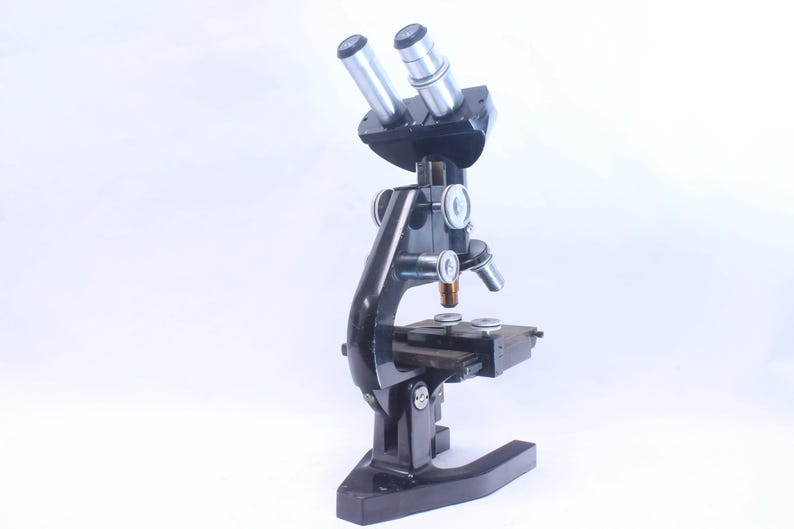 Antique Binocular Bausch & Lomb Microscope (240758) - Etsy