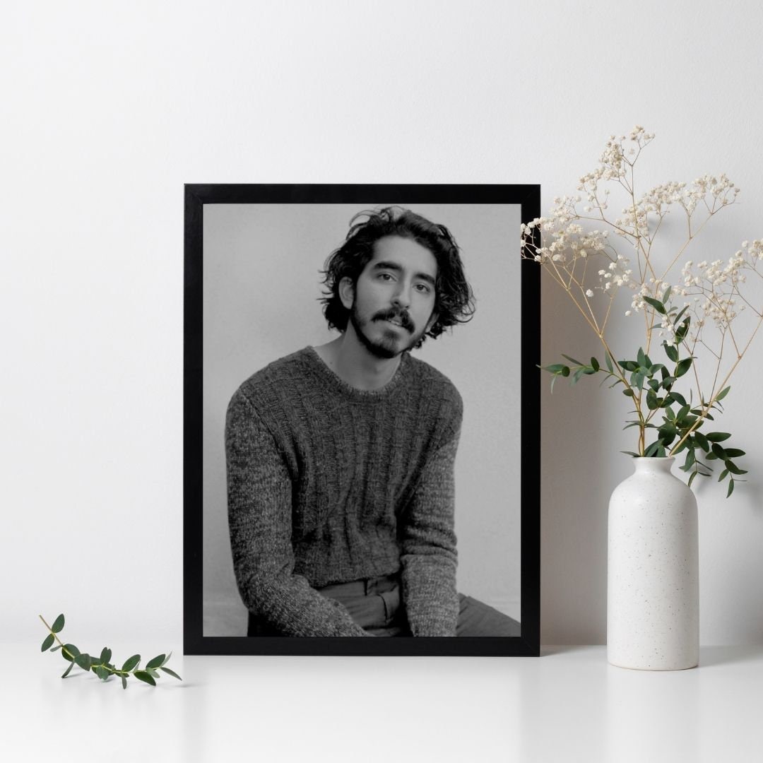 Dav Patel Black & White Print in Solid Black Frame, Photography Framed ...