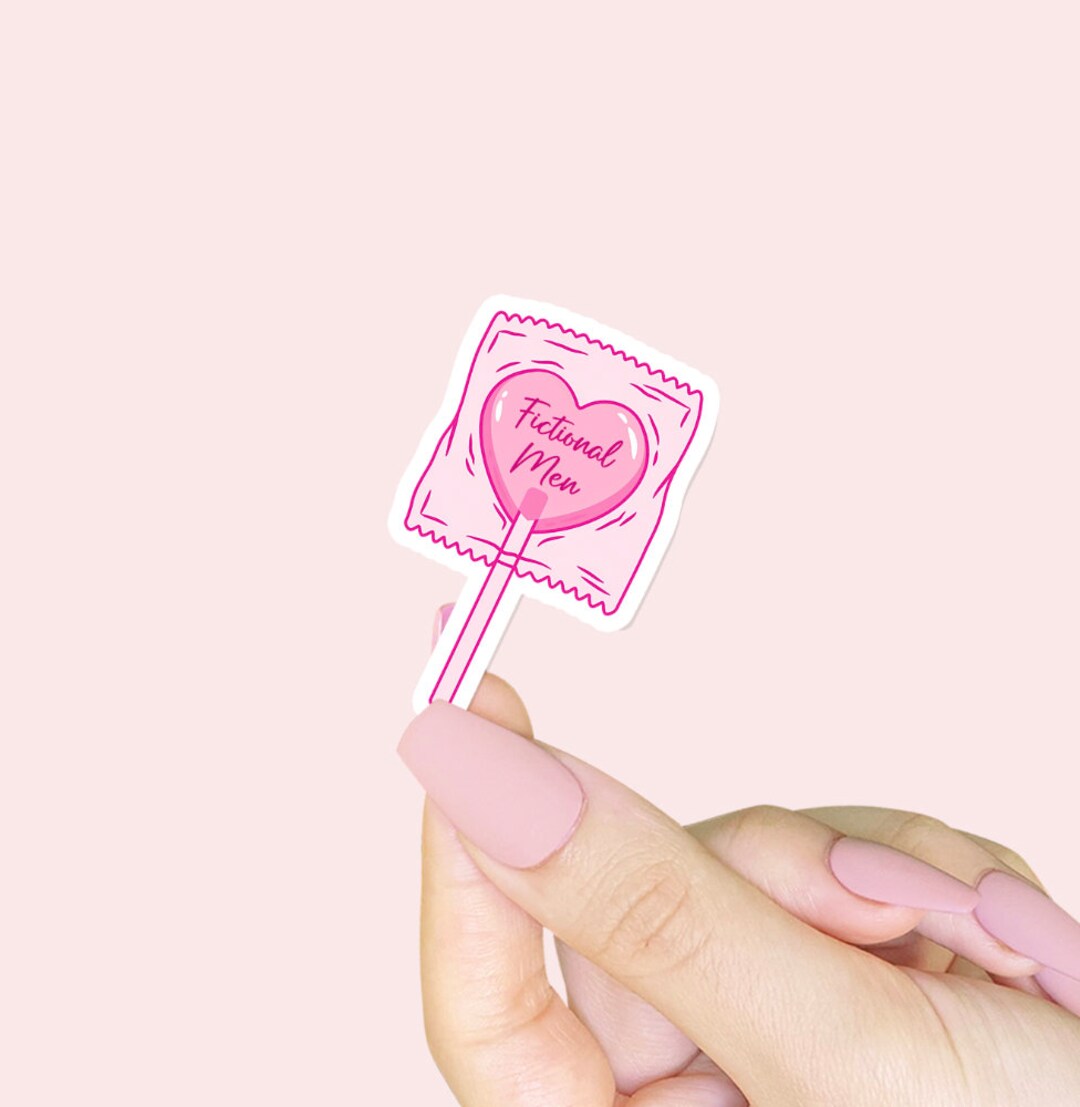 Sucker for Fictional Men Sticker - Etsy