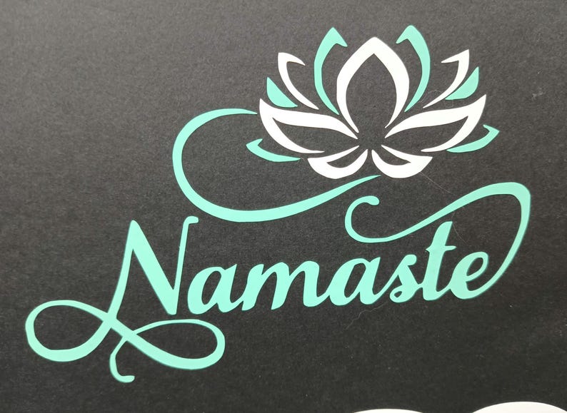 Namaste Decal Sticker - Etsy