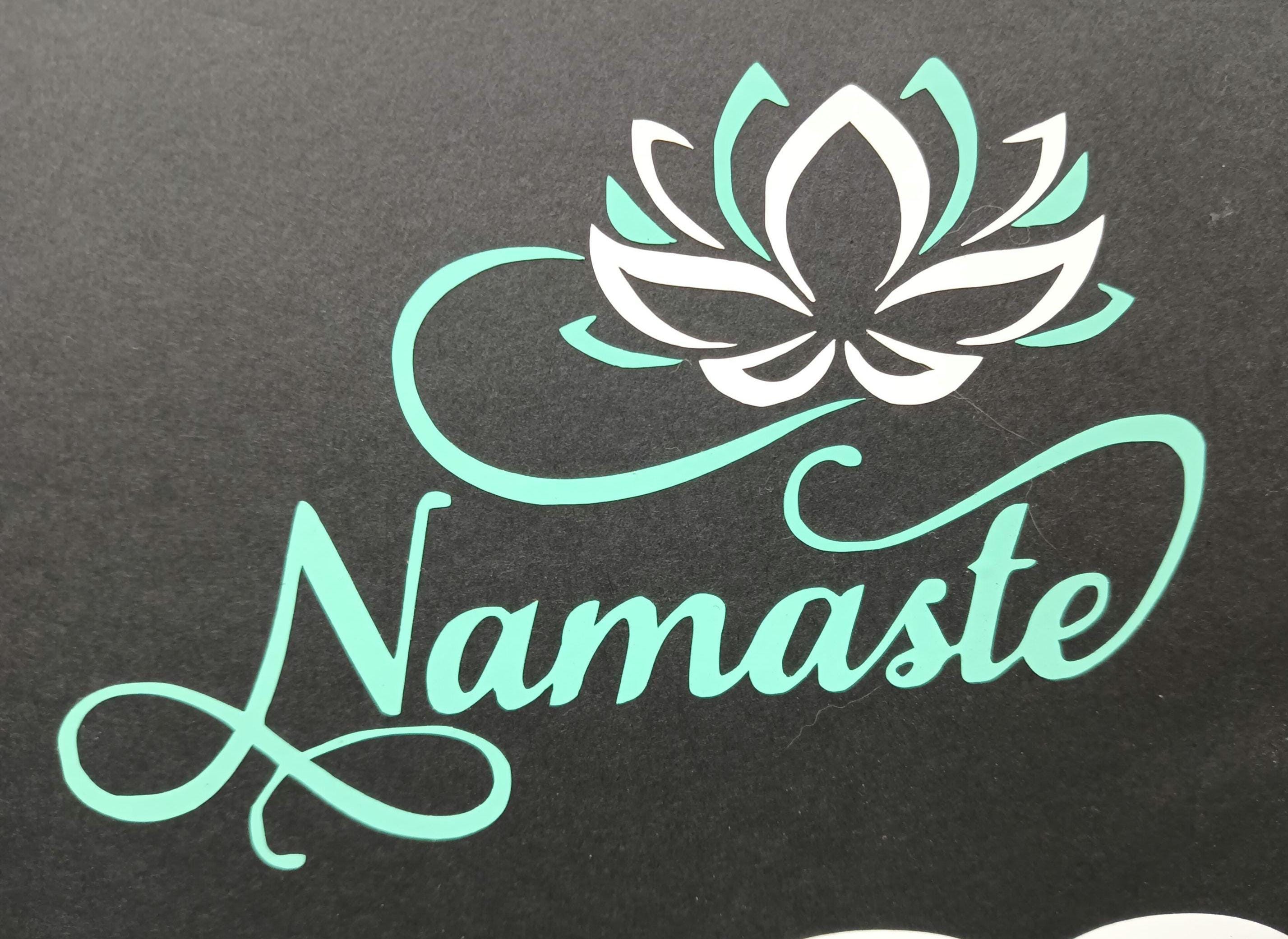 Namaste Decal Sticker - Etsy