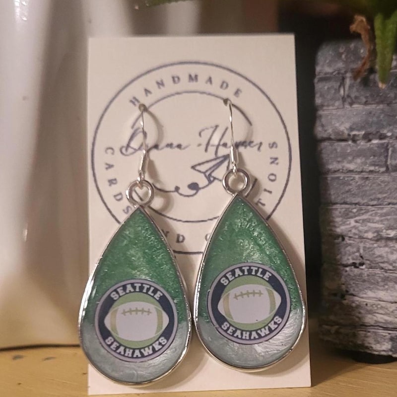 Seahawk Earrings - Etsy