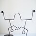 Vintage Post Modern Wrought Iron Stick Figure Candlestick Holders - Etsy