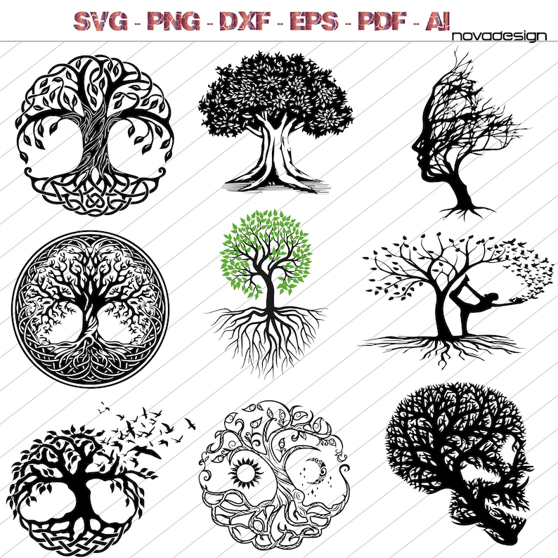 Celtic Tree Svg, Tree of Life Svg, Cricut Tshirt Svg, Celtic Tattoo Png ...
