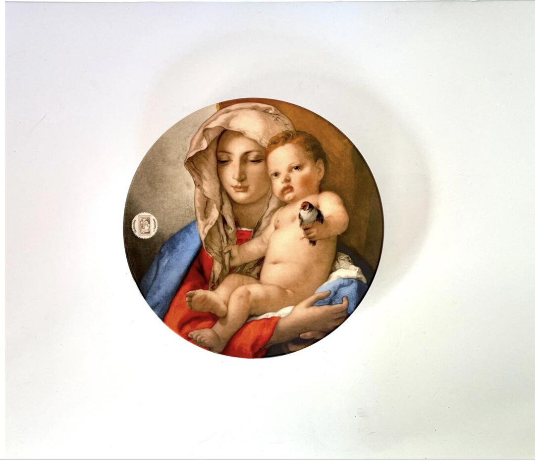 Madonna of the Goldfinch Plate Masterpiece Series With Certificate of ...