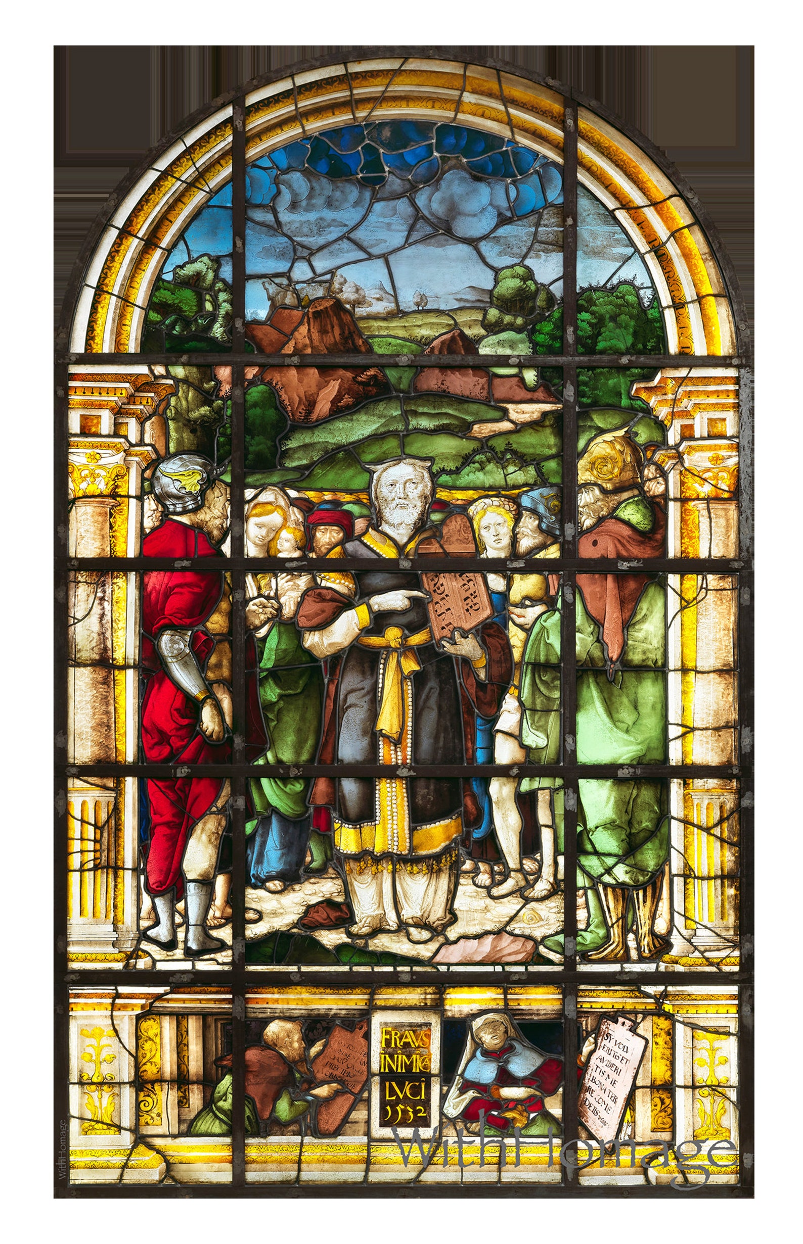 Moses Stained Glass Window Art Print (digital Download) - Etsy