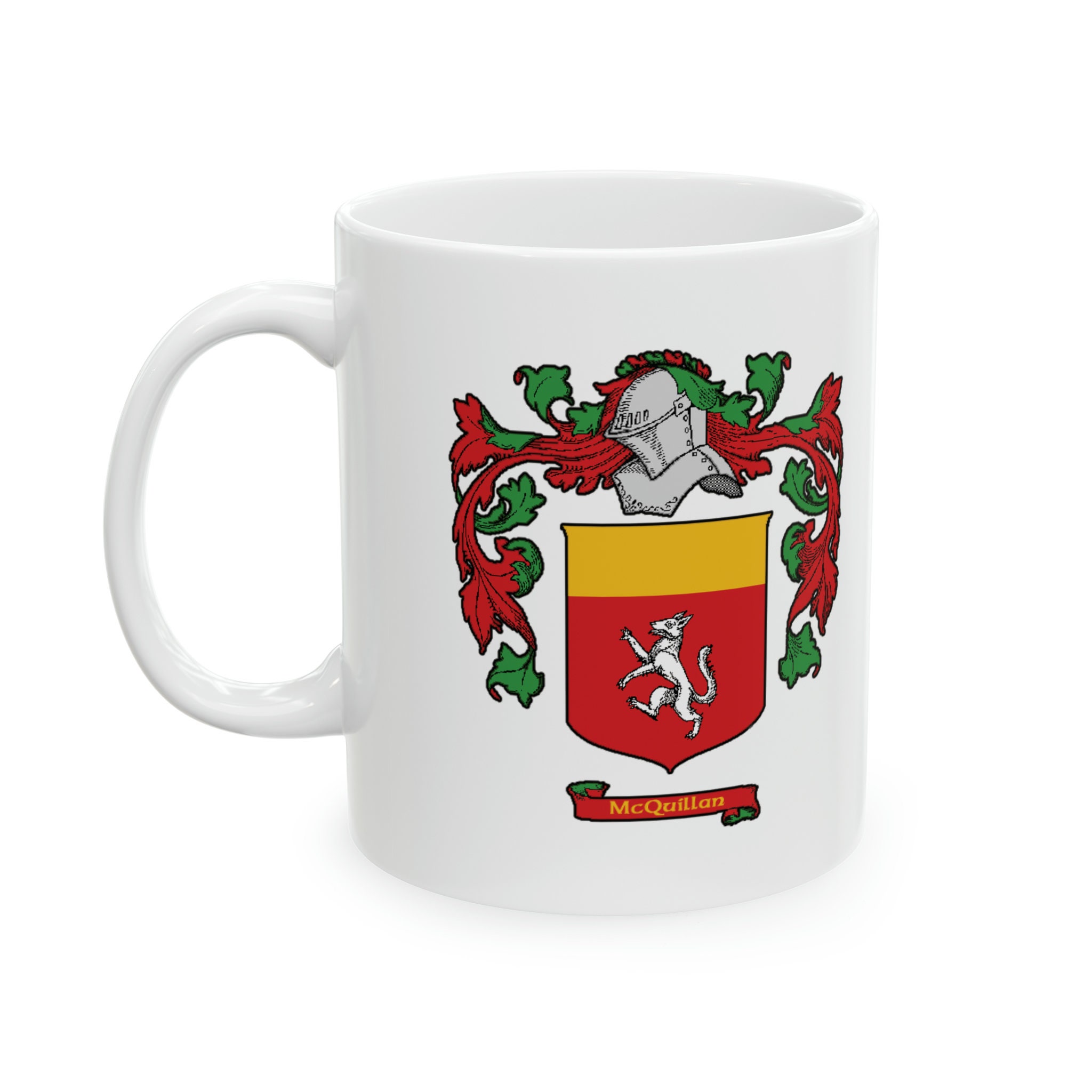Mcquillan Family Coat of Arms Ceramic Mug, 11oz - Etsy