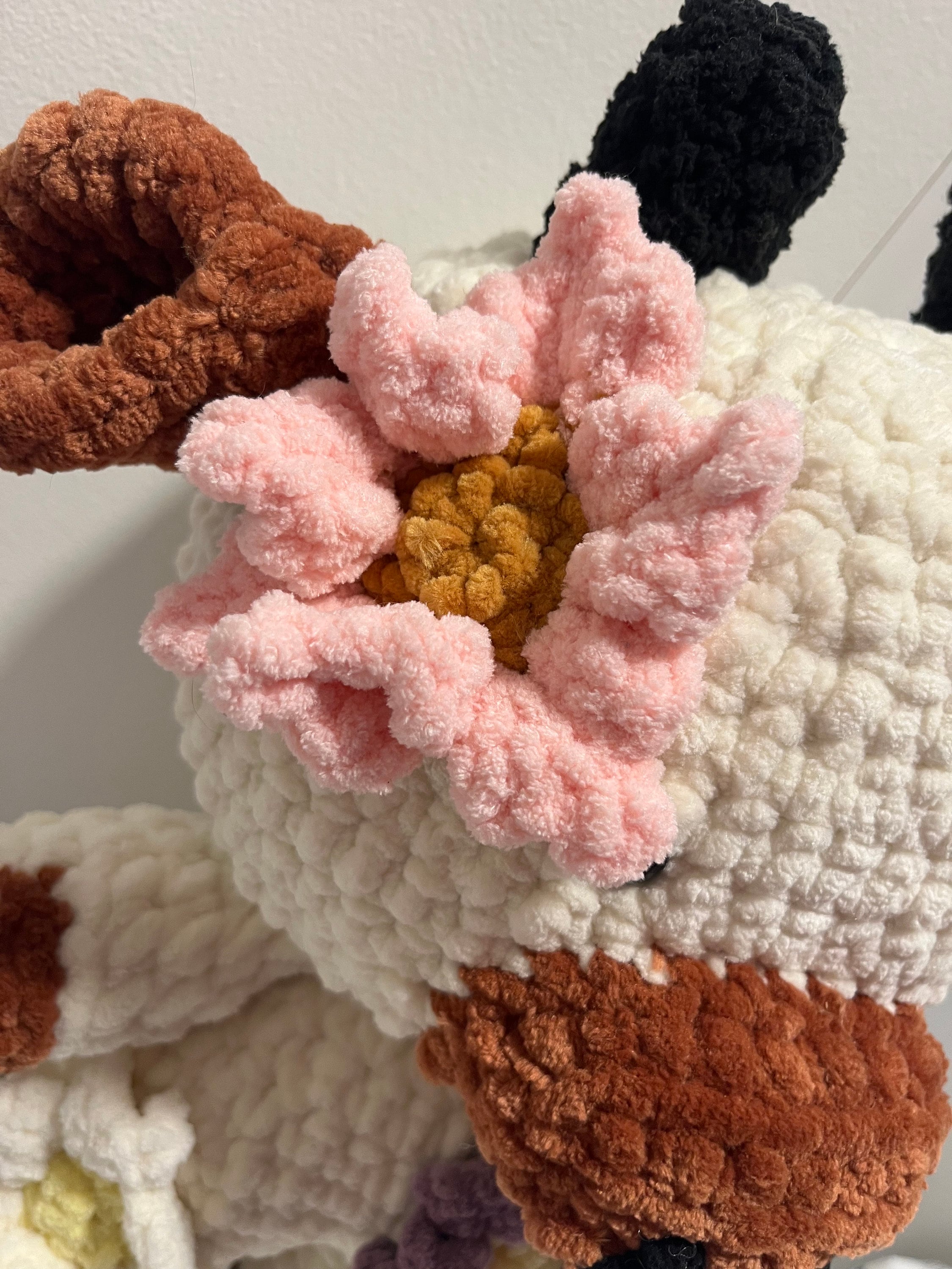 Custom Flower Cow | Plush | Amigurumi | Cottagecore | Plushie ...