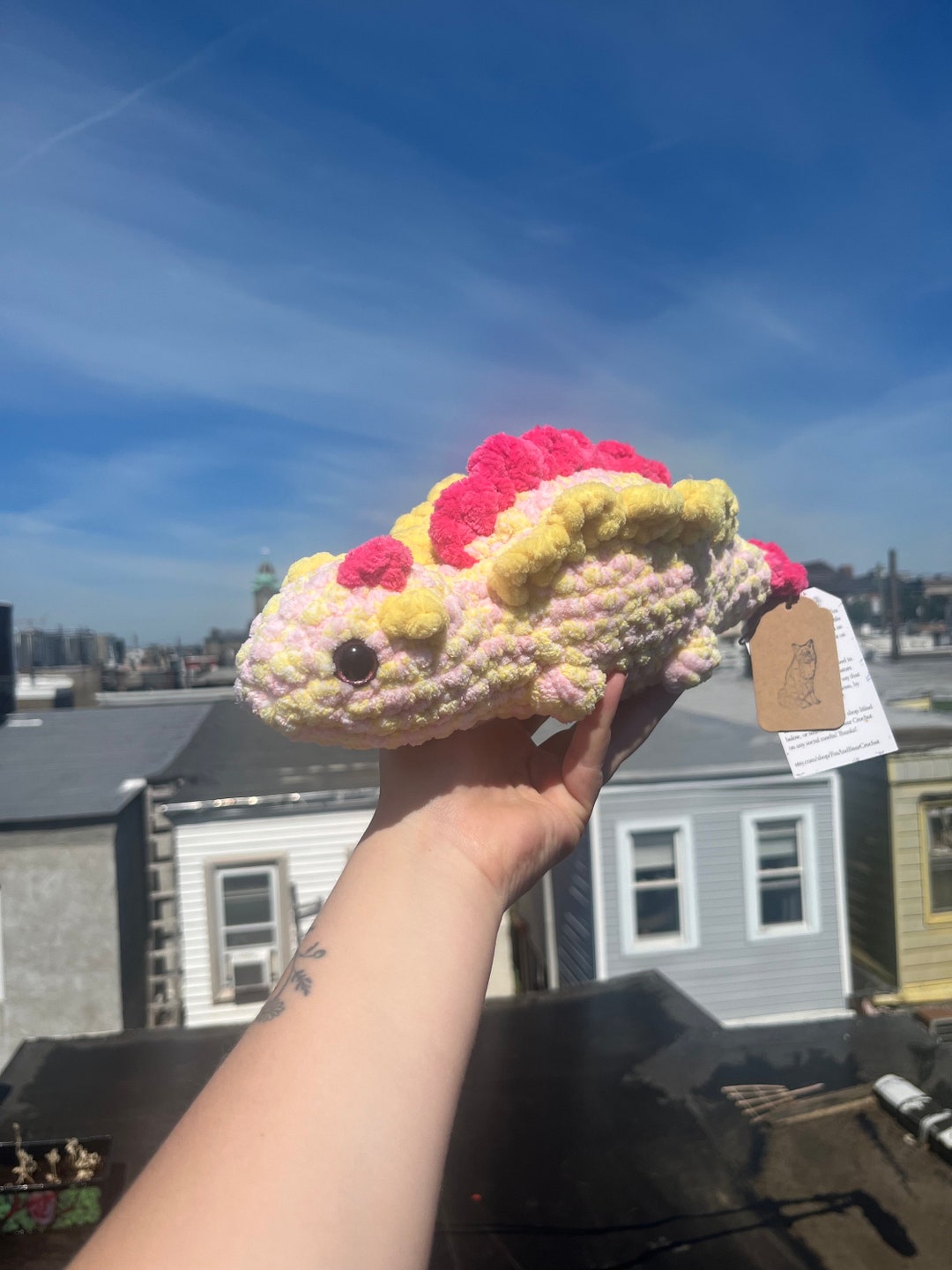 Pink Lemonade Ankylosaurus Summer Dinosaur Strawberry Dinosaur Plushie ...