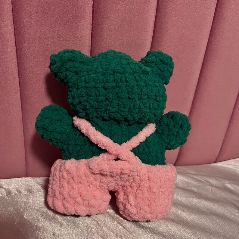Frog in Overalls Plush | Amigurumi | Plushie | Handmade Stuffed Animal ...