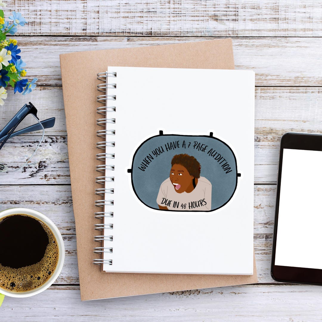 Audition Sticker | Actor Stickers | Actor Sticker | Theater Stickers ...