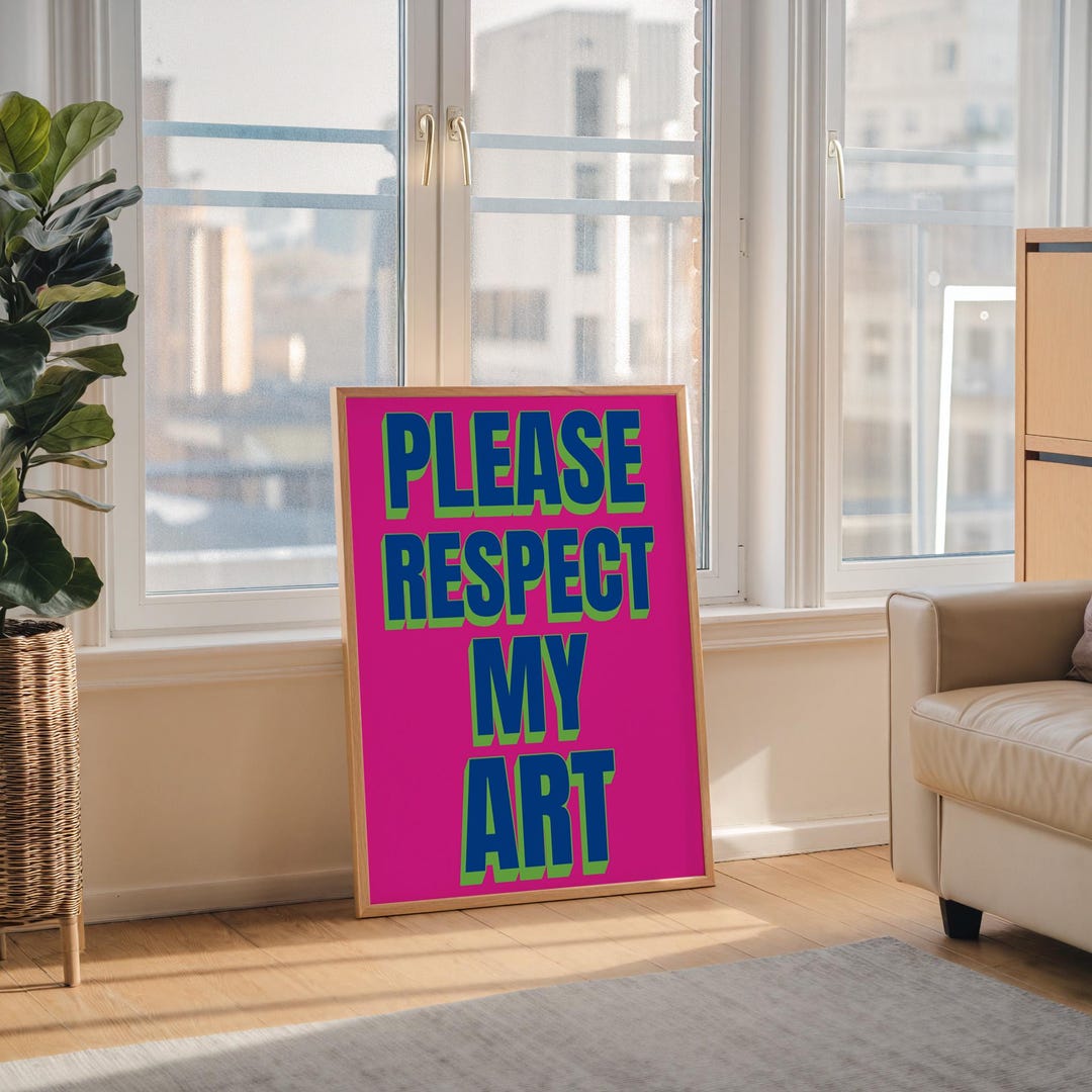 Please Respect My Art, Drama Classroom, Gift for Actor, Theatre Gifts ...