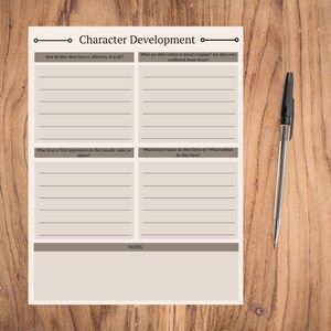 Character Development Worksheet | Actor Worksheet | Theater Worksheet ...