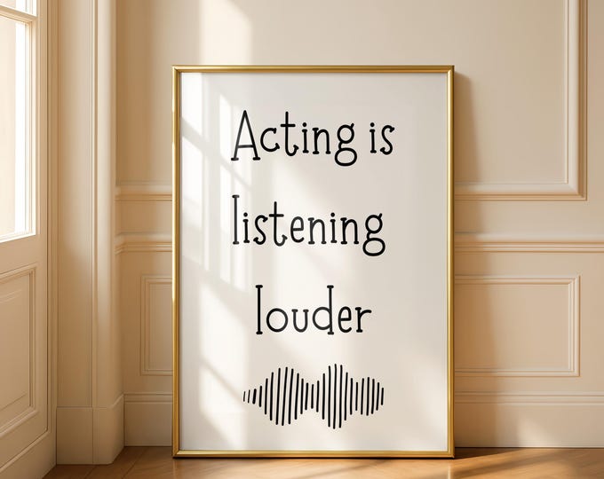 Printable 'our Town' Play Book Cover Art Print, Classroom Poster, Drama ...