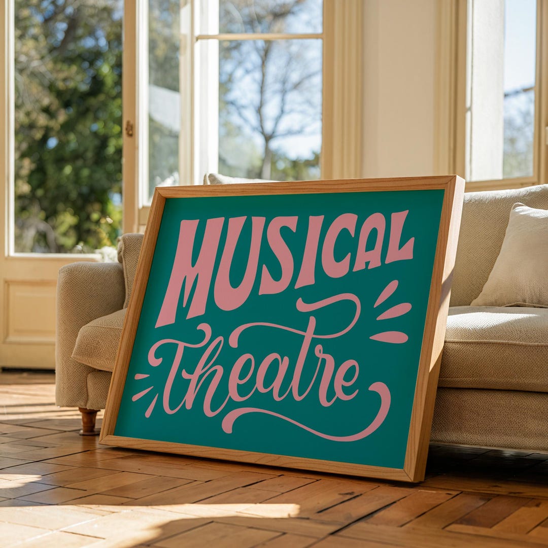 Musical Theatre Poster, Actor Gifts, Gift for Actor, Theatre Gifts ...