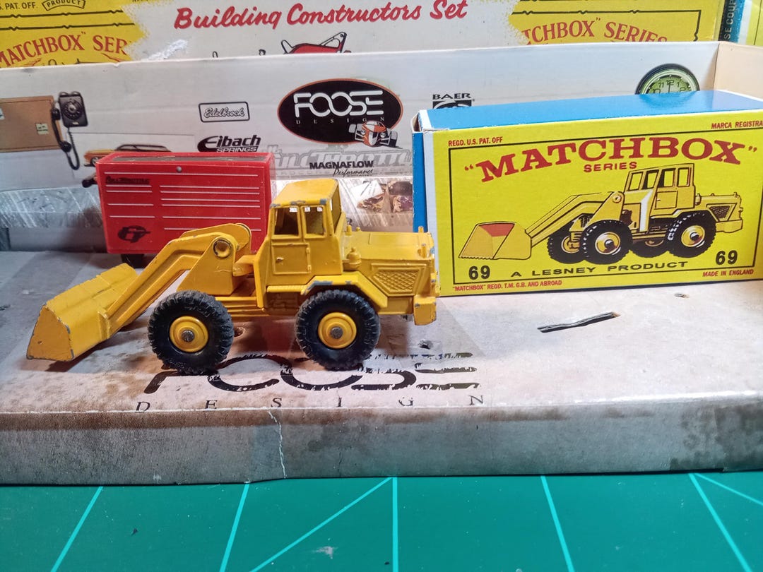 Matchbox #69 Tractor Shovel - Etsy