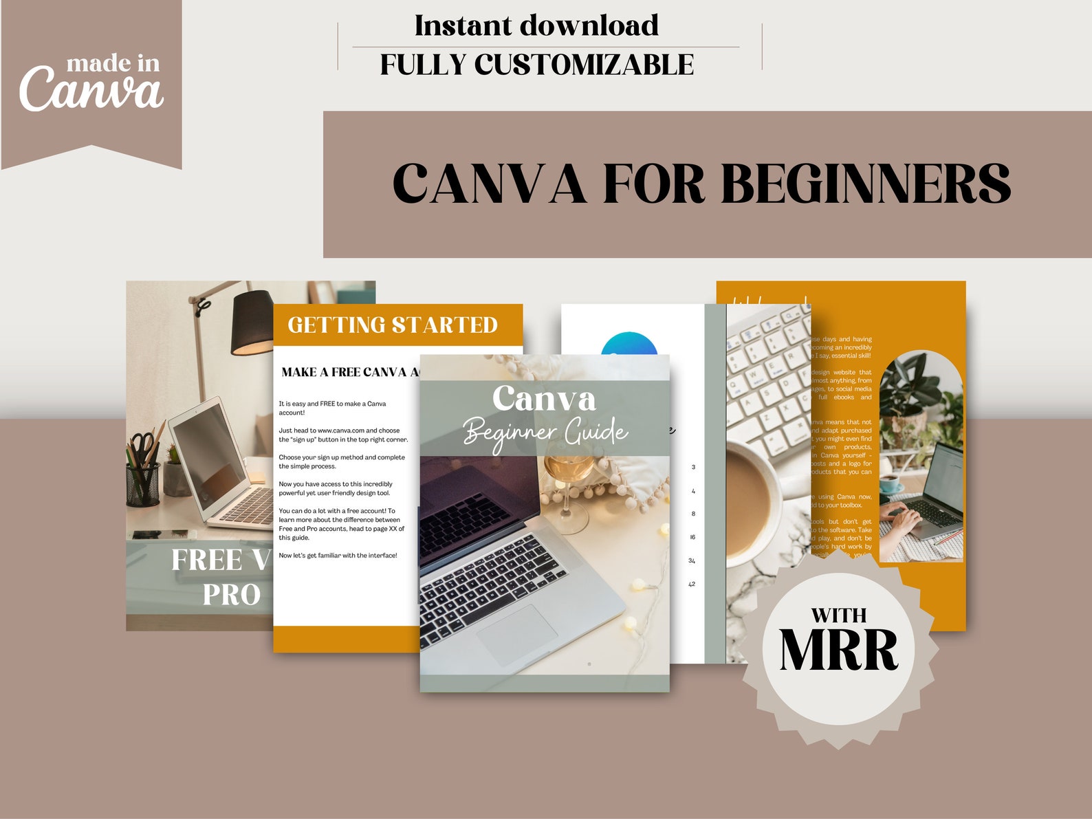 Canva Beginner Guide-become a Pro in Canva in No Time! Step by Step ...