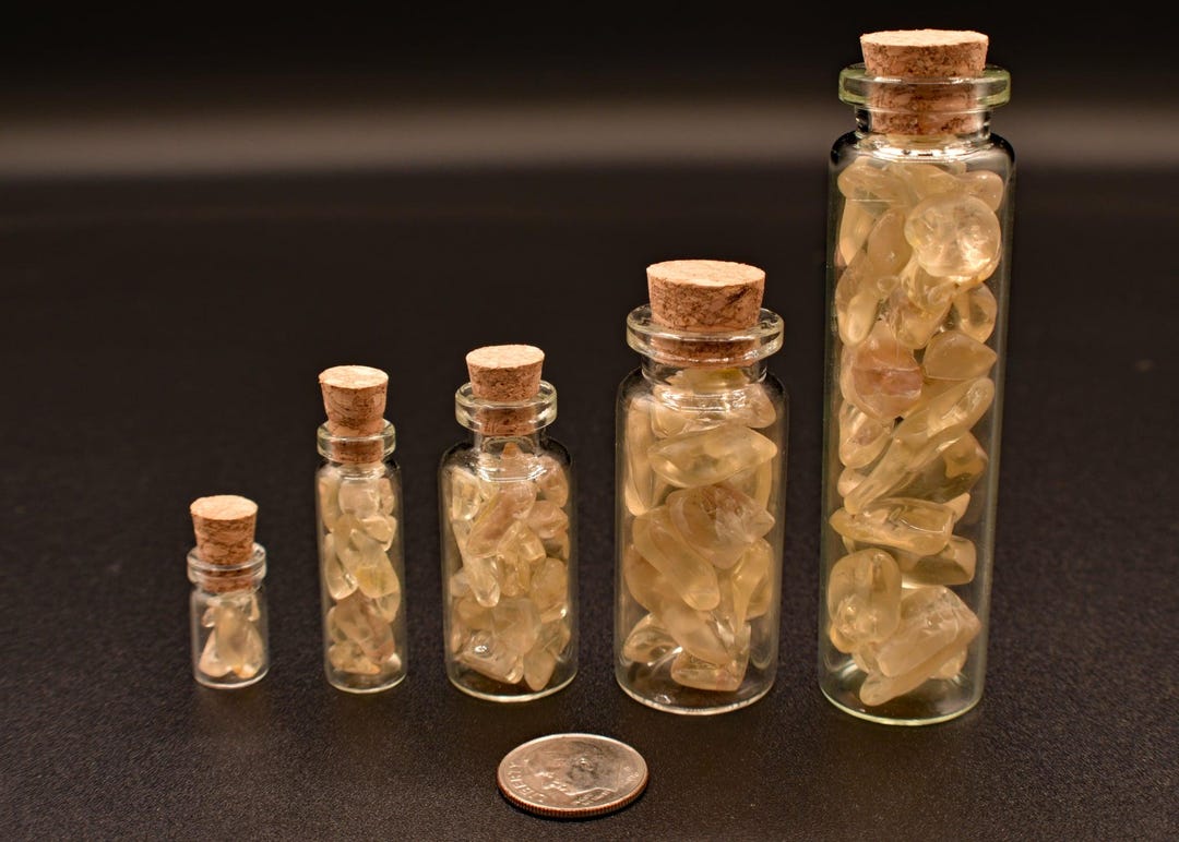 Oregon Sunstones in Glass Jar: Ethically Mined Crystal Gift, Gemstones ...