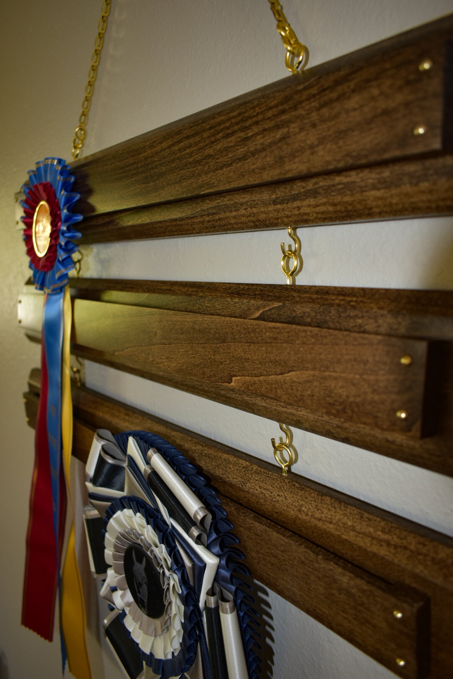 Wooden Ribbon Display Rack for Horse Ribbons, Equestrian, Awards - Etsy