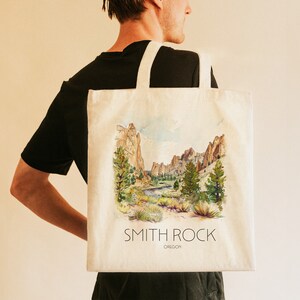 Smite Rock State Park Tote Bag - Cute Scenic Oregon Bag - Gift for Her ...