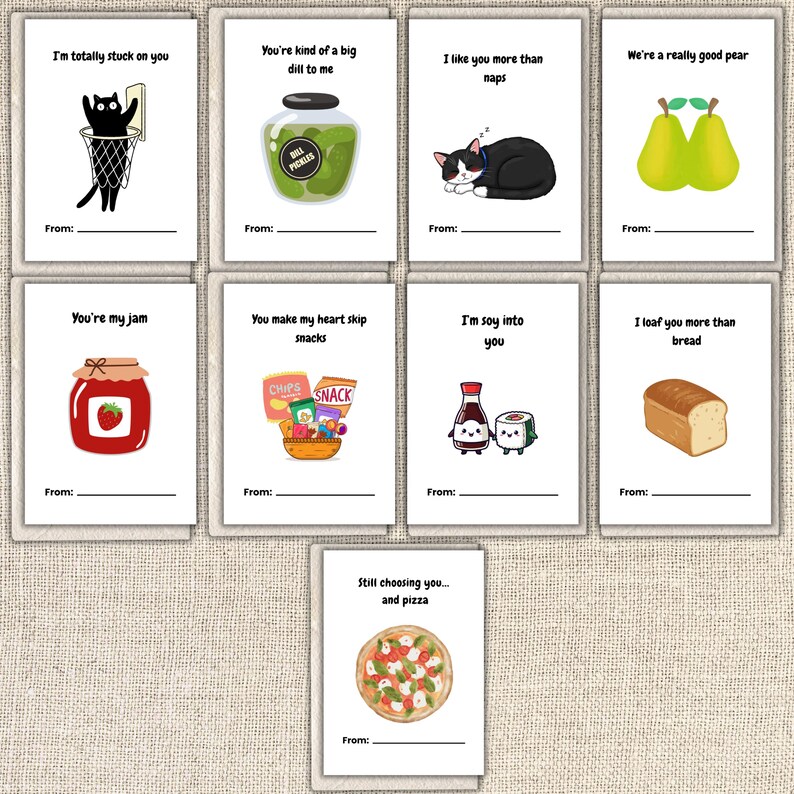 Funny Printable Pun Cards – All Occasion Digital Card Set for Friends ...