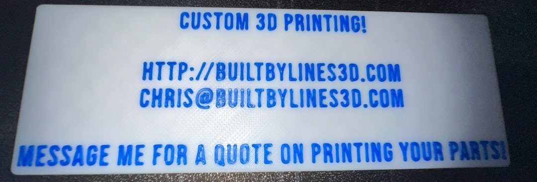 Custom 3D Print Request - Printing ON DEMAND - Etsy