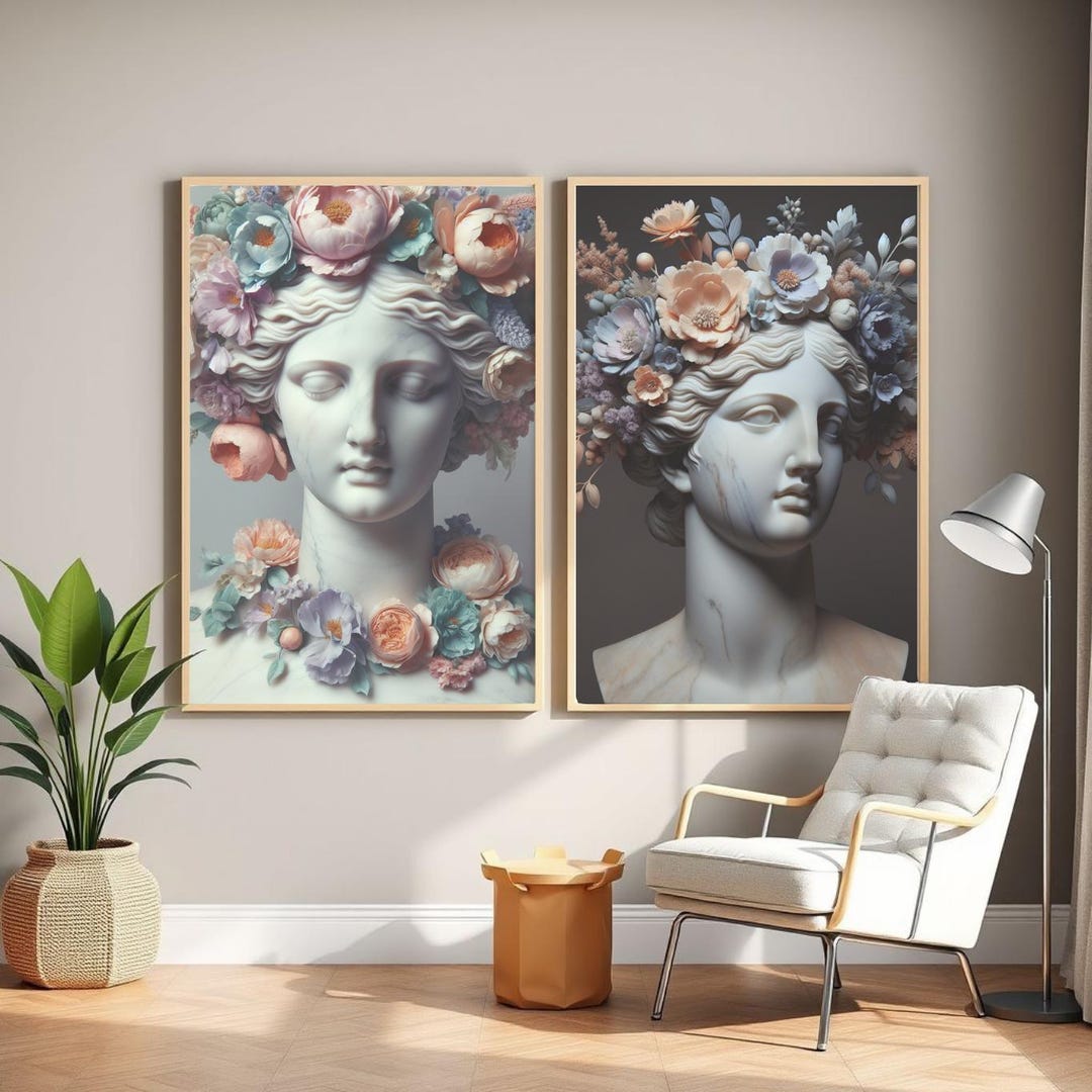 Printable Goddess Bundle Flowing Peaceful Beach Home Art Meditation ...