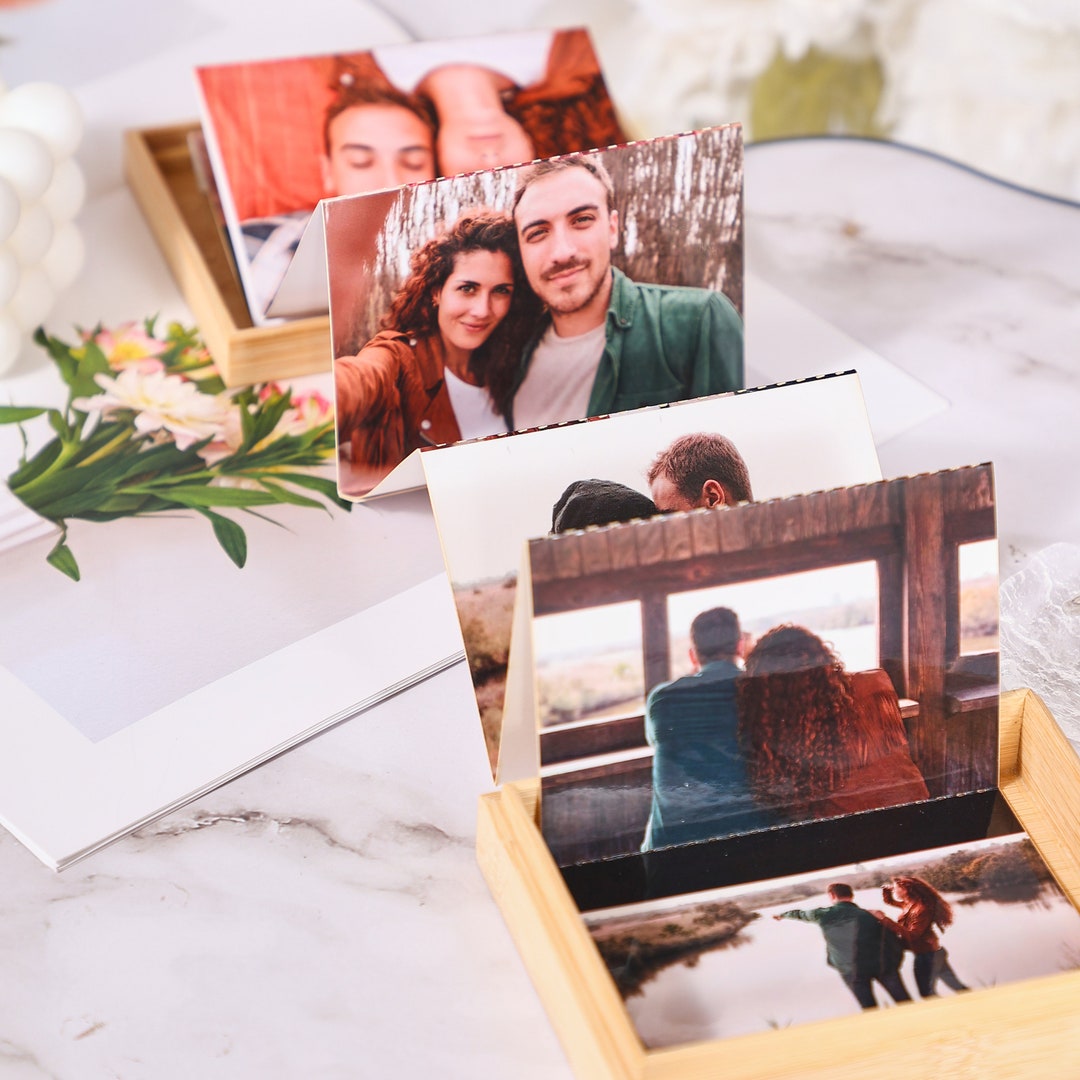 Personalized Pull Out Photo Box, Unique Photo Album, Wedding Photo Gift ...